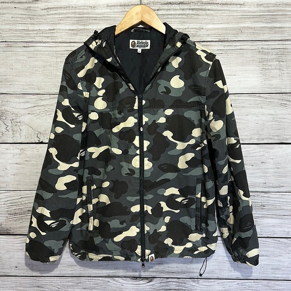 Bape | Jackets & Coats | A Bathing Ape Bape White Black Camo ...